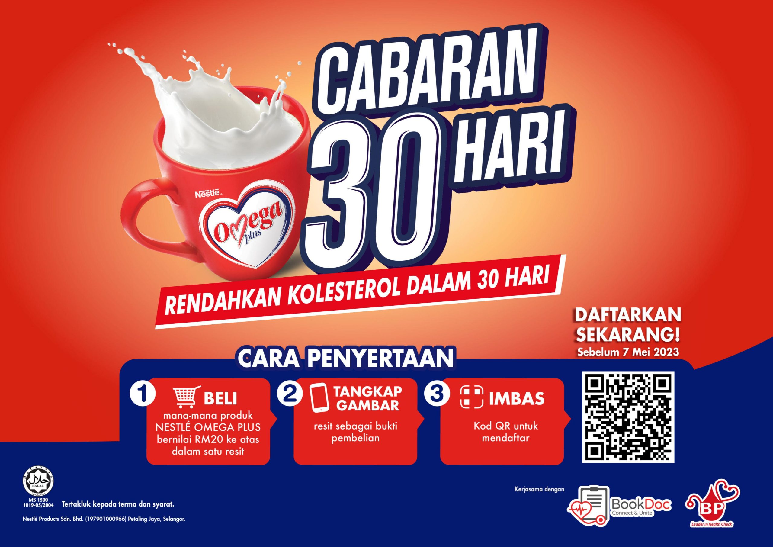 Rendahkan Kolesterol Dalam Cabaran 30 Hari NESTLÉ OMEGA PLUS & Menangi ...